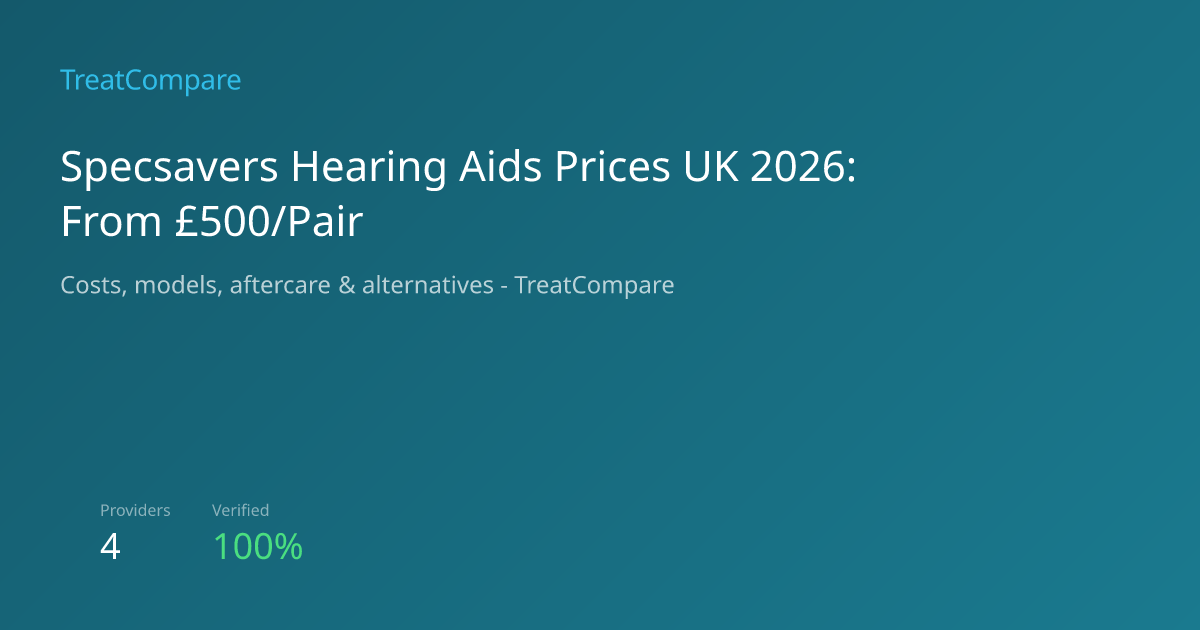 Specsavers Hearing Aids Prices 2026: Price List, Advance & Invisible ...