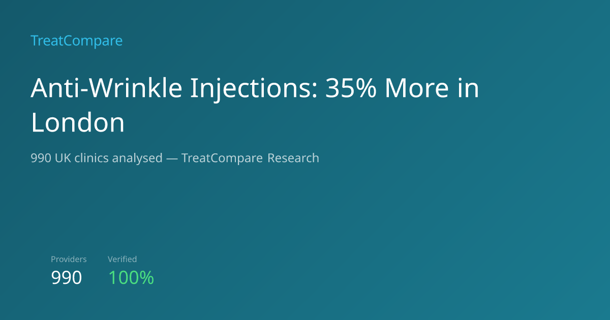 Anti-Wrinkle Injection Prices UK 2026 | TreatCompare Research ...